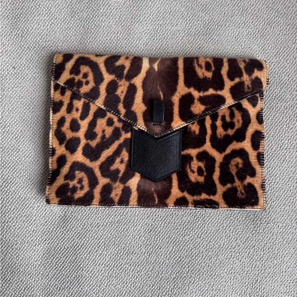 Yves Saint Laurent | Bags | Ysl Leopard Print Clutch | Poshmark